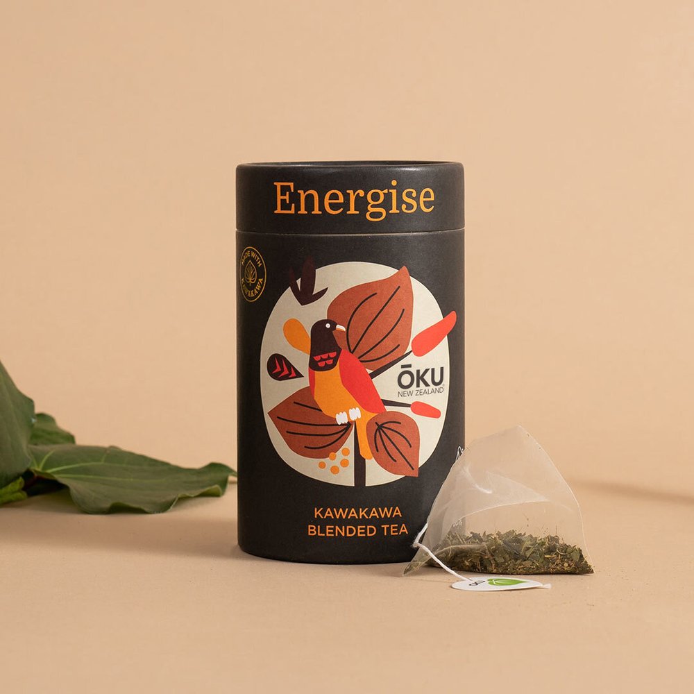 ŌKU Tea Energise / 15 tea bags | Global Delivery | Aotea NZ